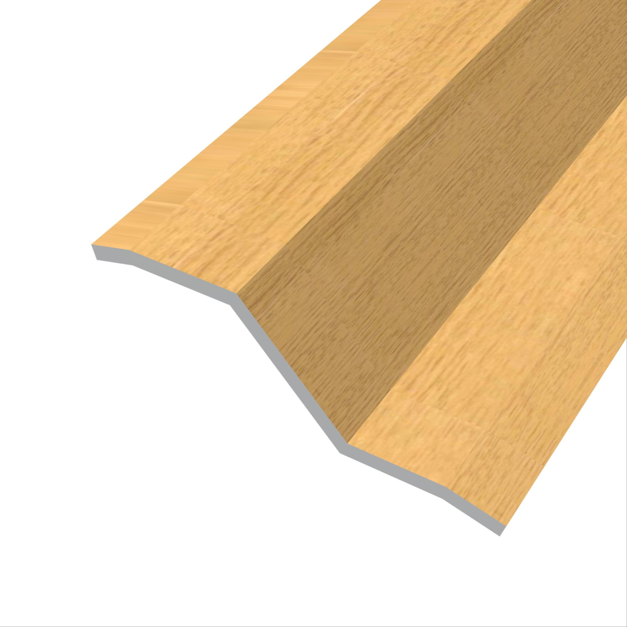 Perfil de transición de acero inoxidable natural 83 cm | Leroy Merlin