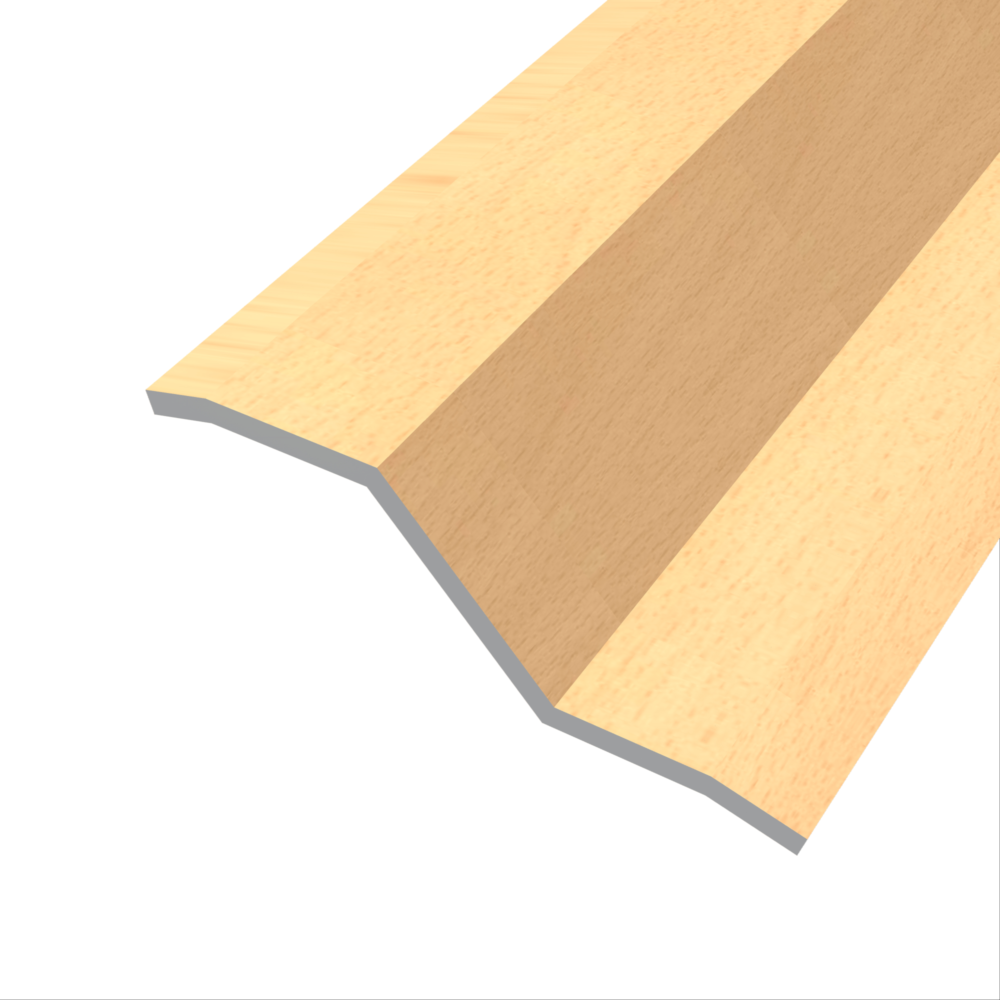 Perfil de transición de acero inoxidable natural 83 cm | Leroy Merlin