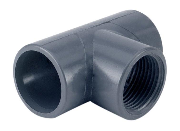 Te lisa PVC Presión con rosca 25 mm de Ø 3/4" hembra | Leroy Merlin