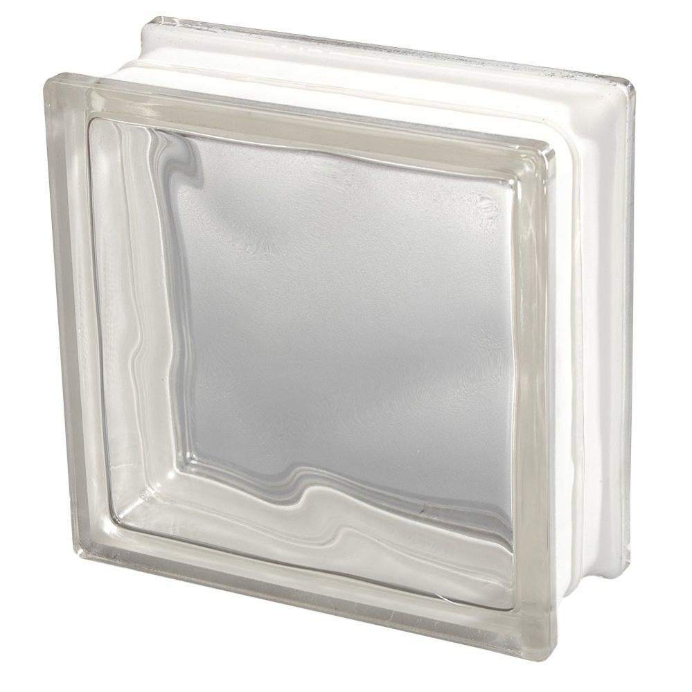 Bloque de vidrio liso transparente 19x19x8 cm | Leroy Merlin