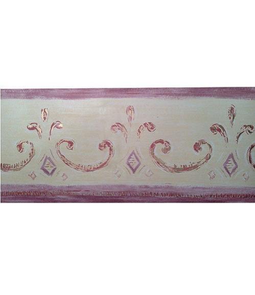 Cenefa adhesiva de vinilo Bourdeaux violeta 10 m | Leroy Merlin