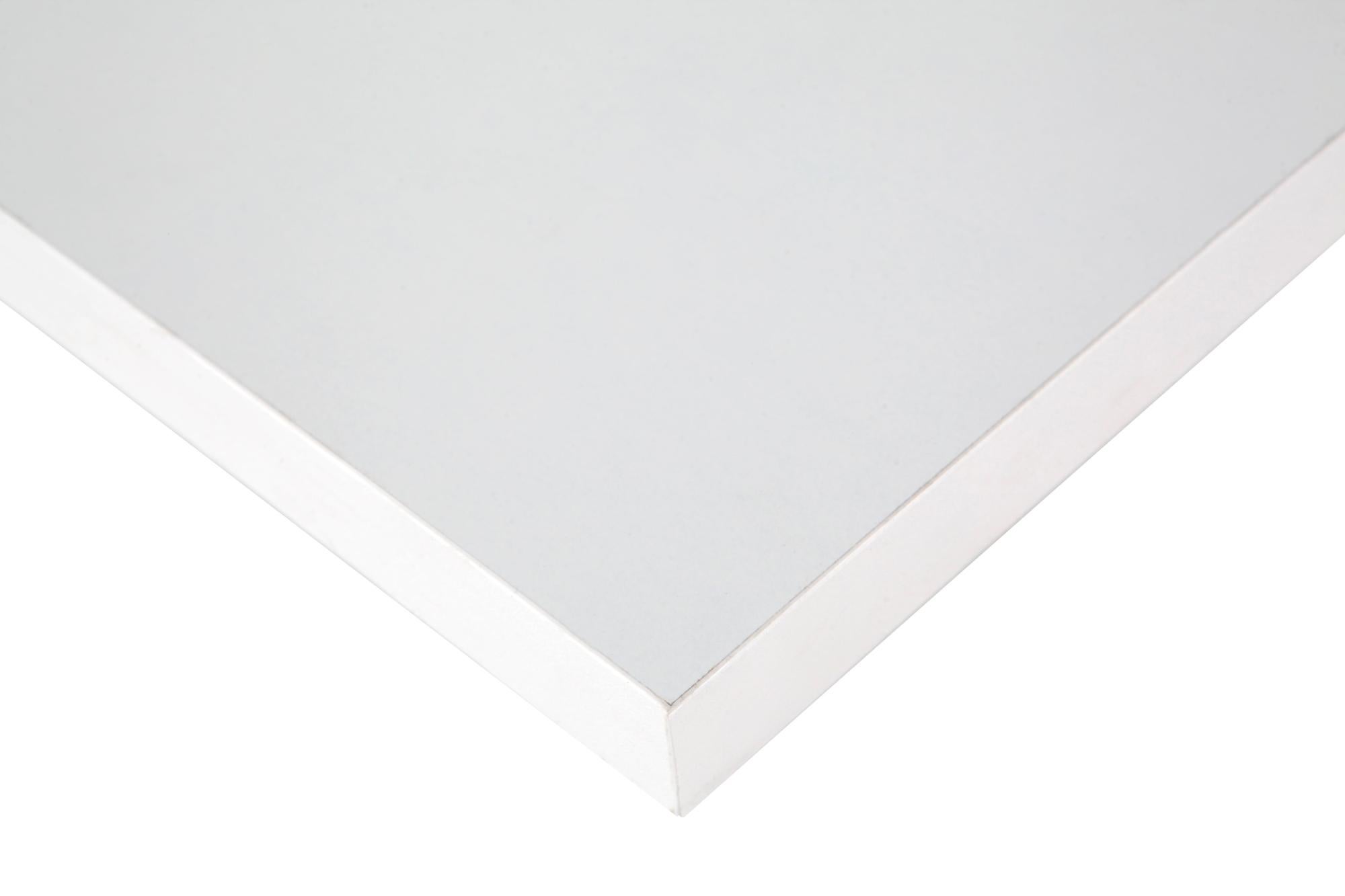 Tablero aglomerado con 4 cantos blanco roto de 39,7x80x2,5cm ...