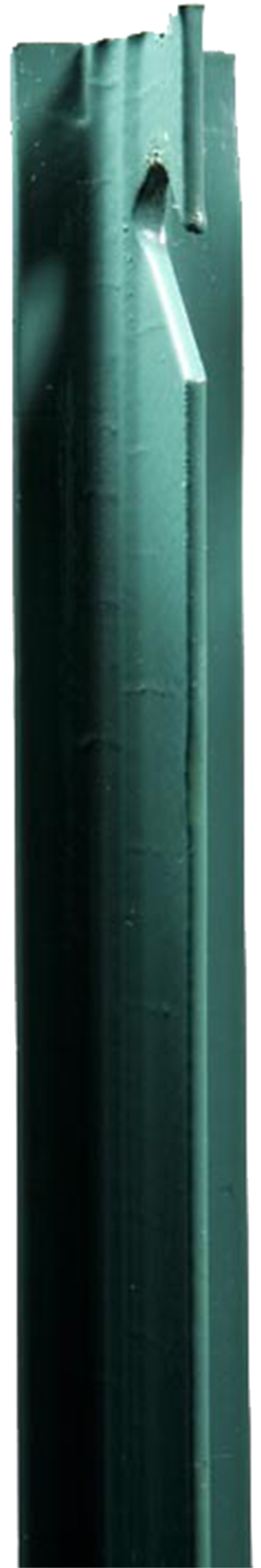 Poste de acero y pvc verde de 30mm y 120 cm | Leroy Merlin