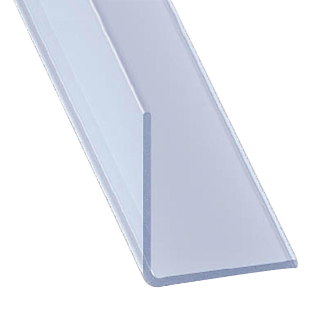 Perfil forma ángulo de pvc transparente, Alt.2 x An.2 x L.200 cm | Leroy Merlin