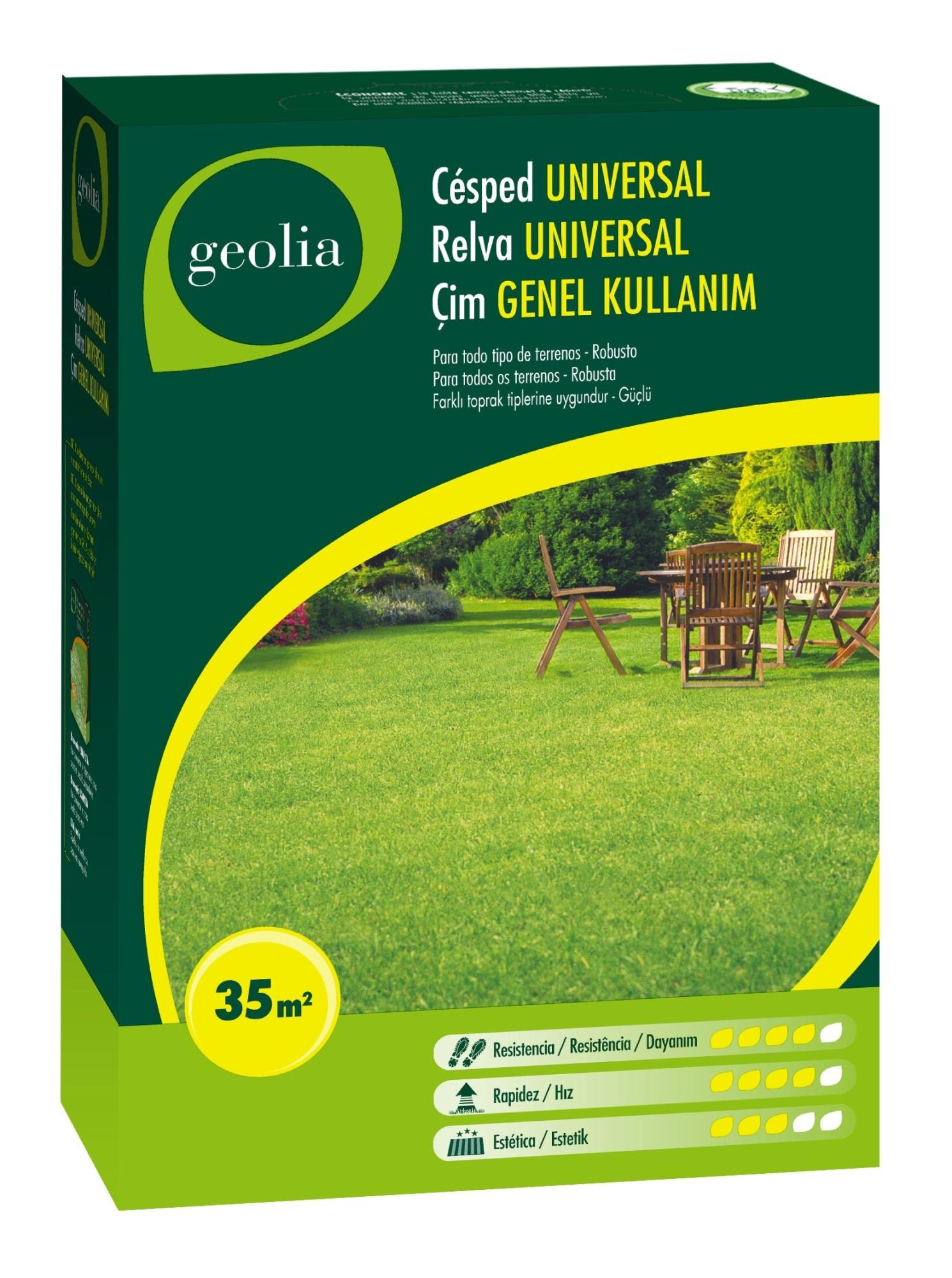 Césped universal GEOLIA 1.000kg para terrenos de menos de 100 m² ...