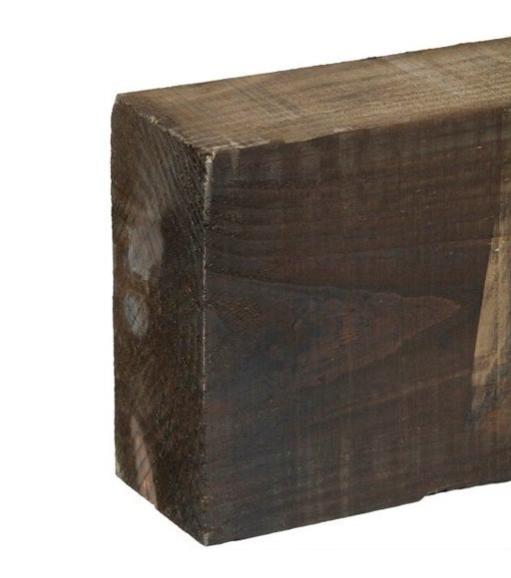 Traviesa de madera tintada 20x180 cm | Leroy Merlin