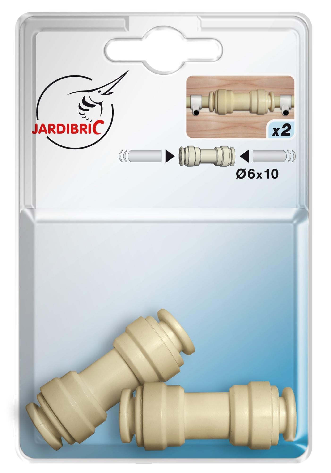 2 enlaces recto para nebulización hembra 10 mm | Leroy Merlin