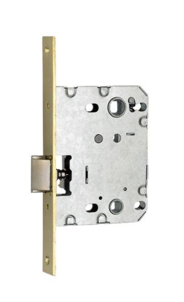 Picaporte tubular cuadrado negro de 70 mm de entrada | Leroy Merlin