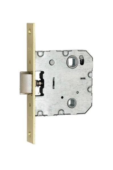 Picaporte tubular cuadrado negro de 47.5 mm de entrada | Leroy Merlin