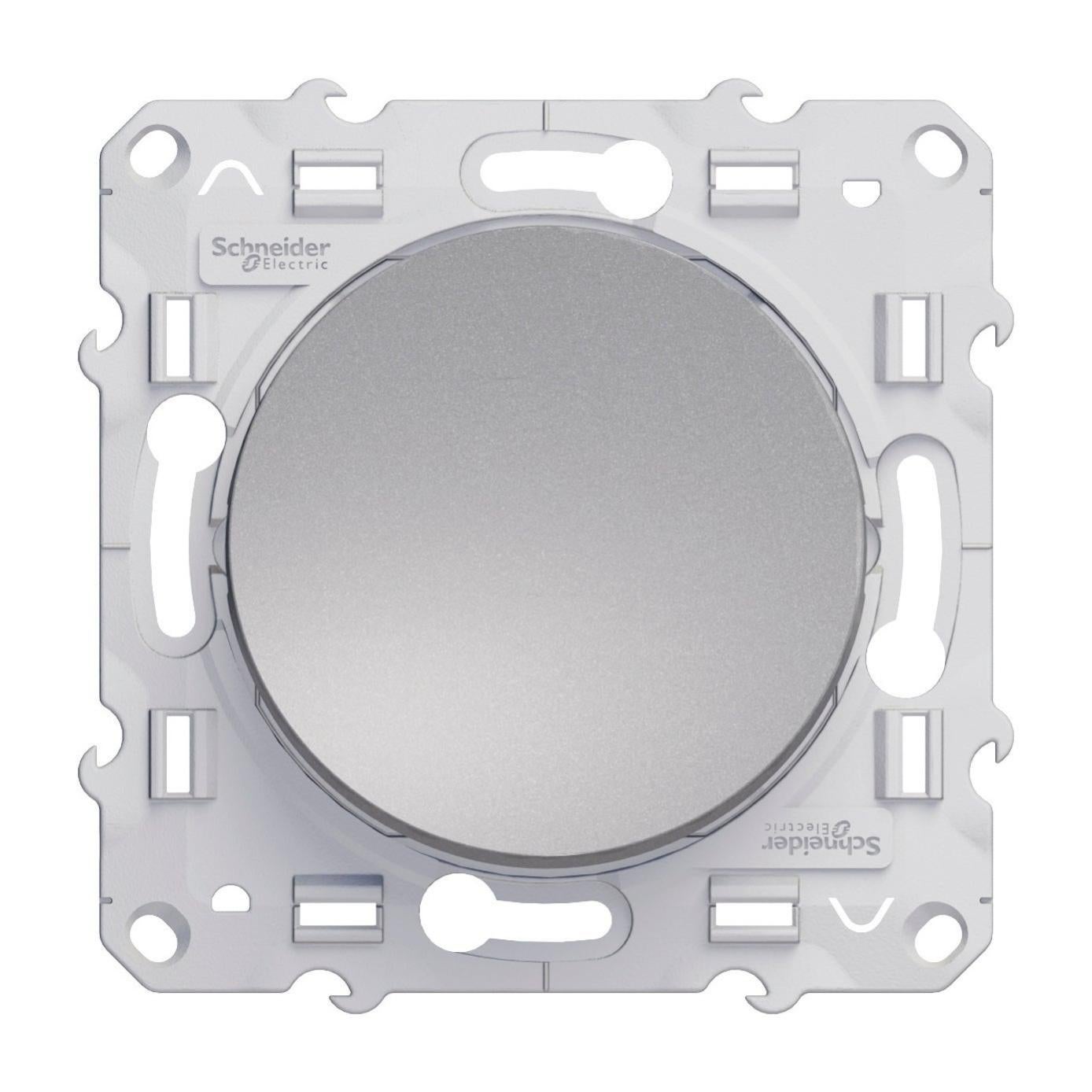 Toma de red schneider odace aluminio - Elmandela