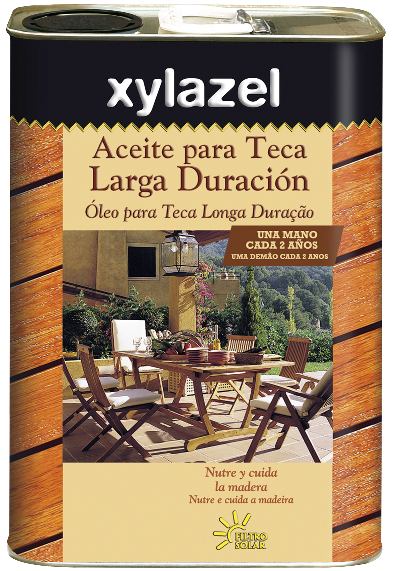 Aceite para teca larga duración XYLAZEL 5L | Leroy Merlin