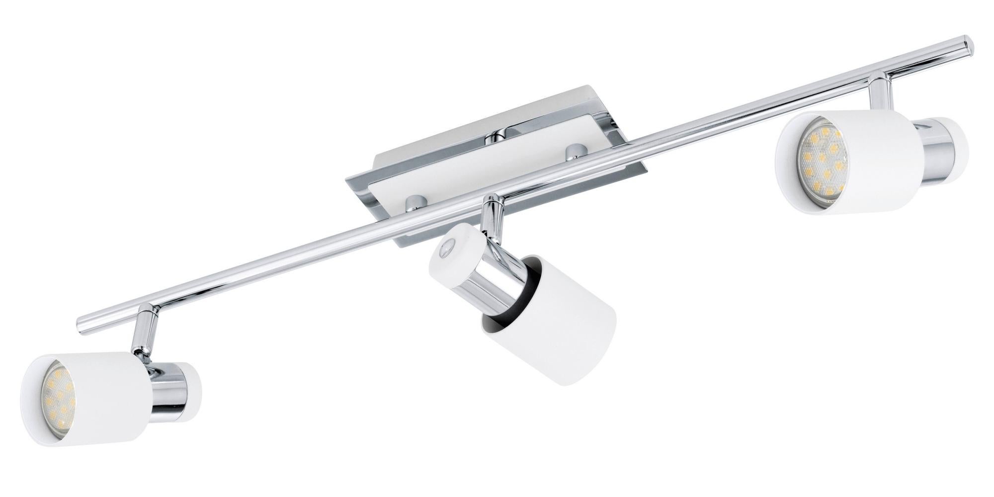 Barra de 3 focos LED Davida blanco | Leroy Merlin