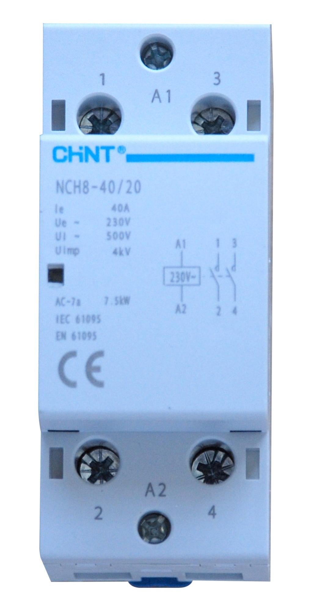 Contactor bipolar chint 20a - Elmandela