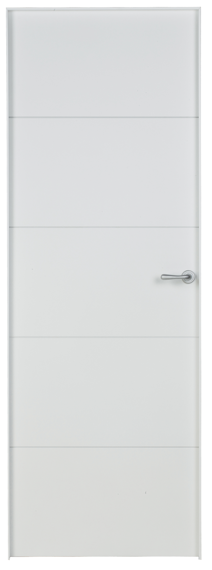 Puerta abatible Lucerna Blanca Line blanco izquierda de 92.5x203 cm ...