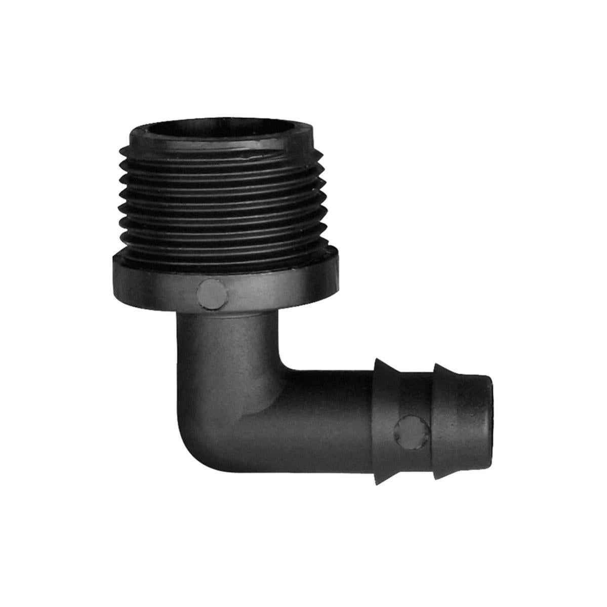 Codo para riego por goteo GEOLIA de 16 mm en bolsa de 2 unidades | Leroy Merlin