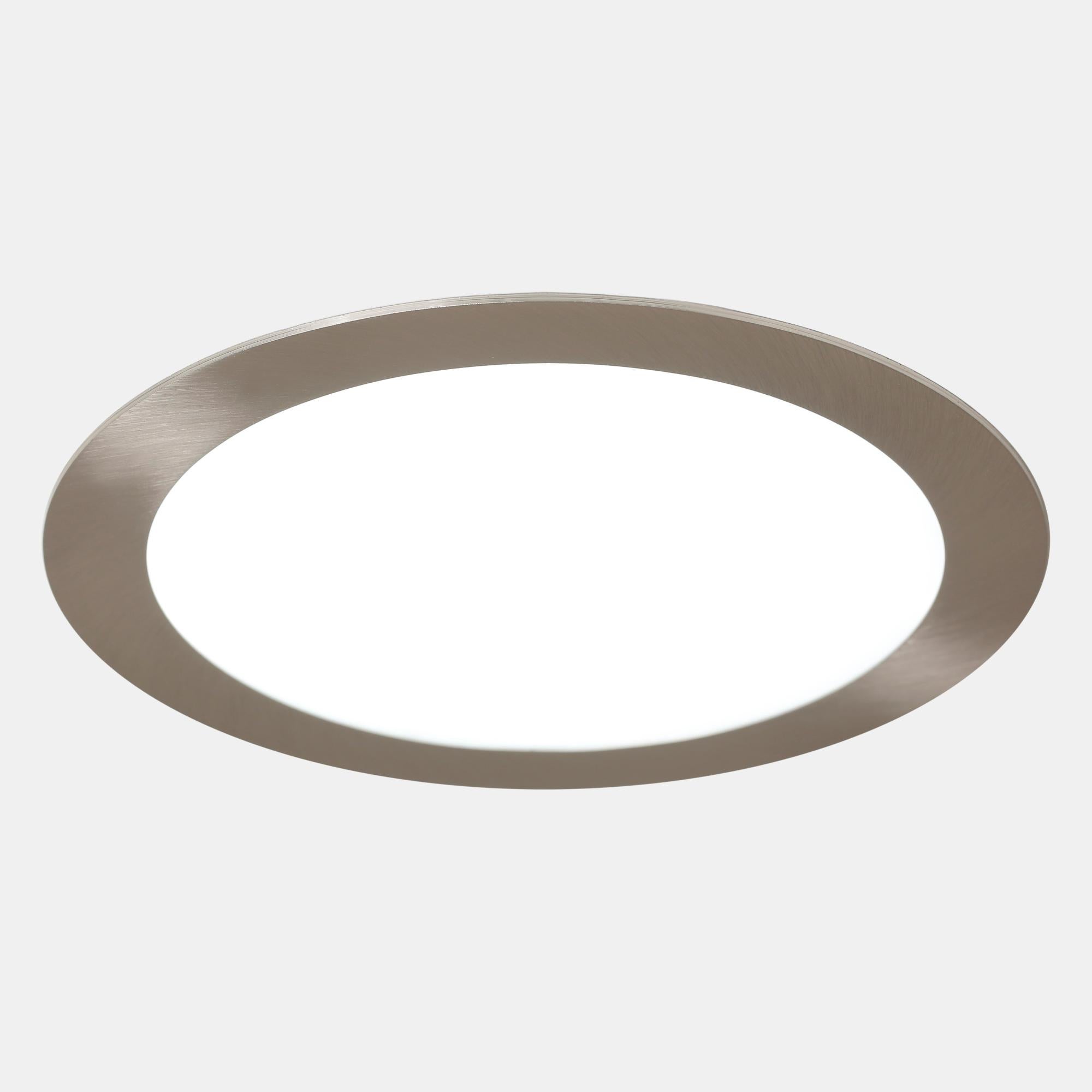 Foco led redondo empotrable 18W 5500K gris | Leroy Merlin