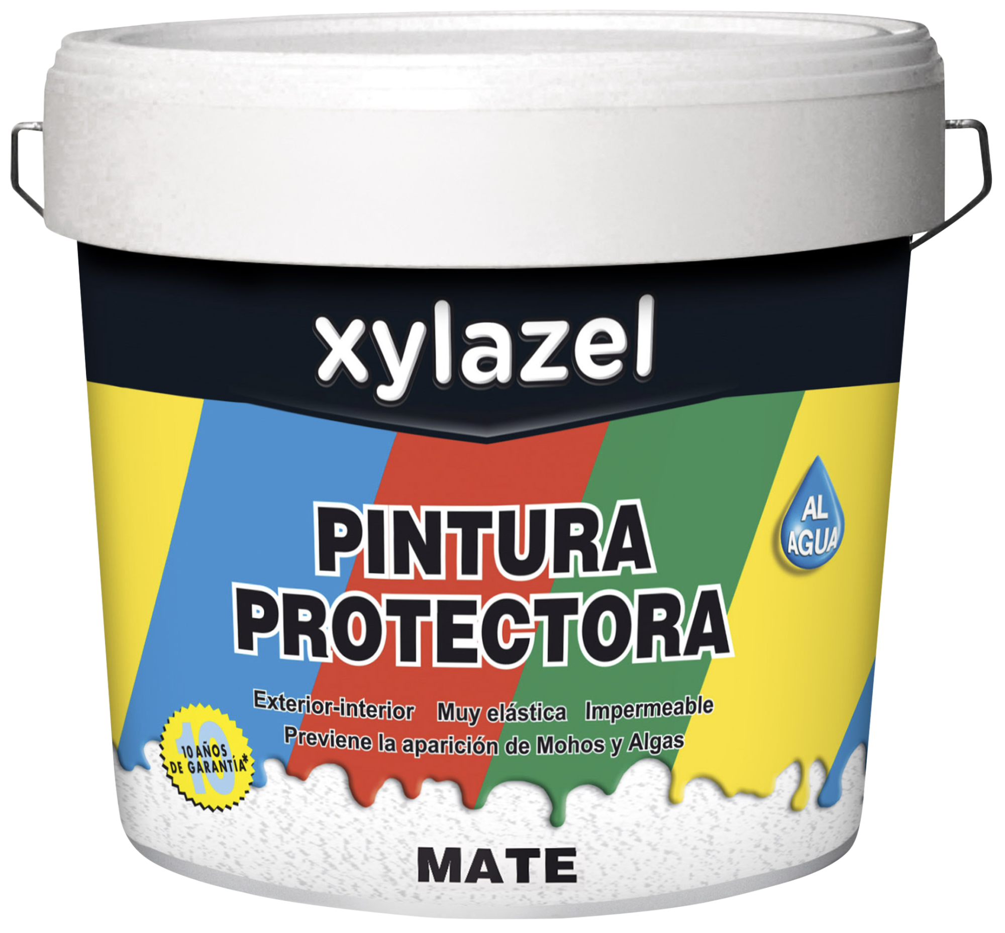 Pintura protectora exterior XYLAZEL rojo salcedo mate 4L | Leroy Merlin