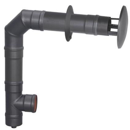 Conducto de humos de acero vitrificado de 80 de diámetro | Leroy Merlin