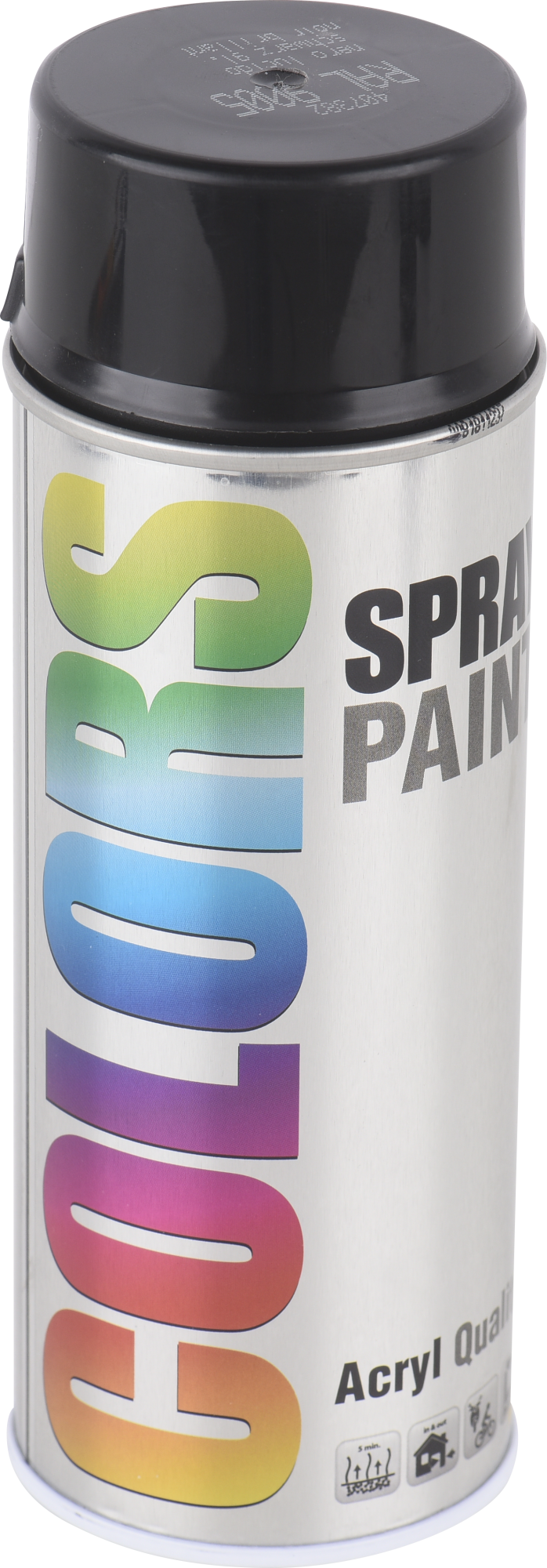 Spray pintura Colors negro brillo 0,4L - 1