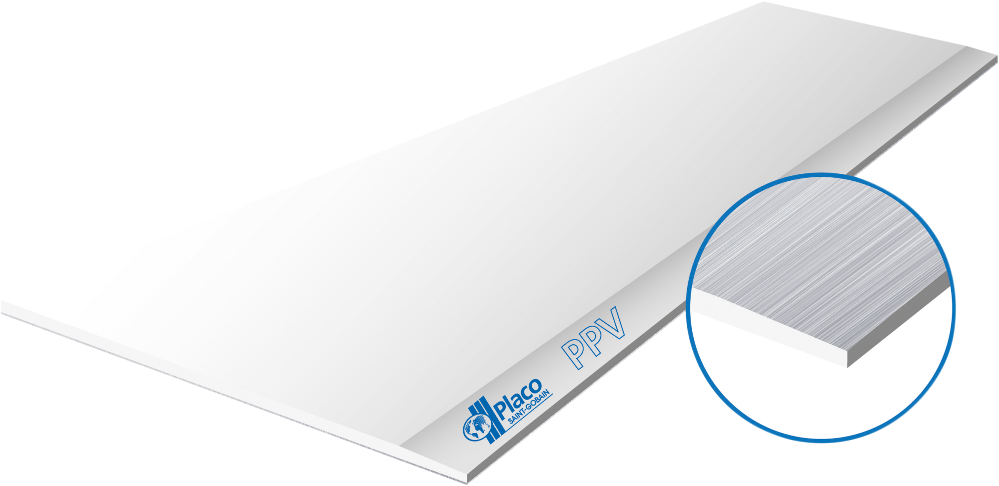 Placa de Cartón-yeso laminado PPV 250 x 120 cm x 13 mm | Leroy Merlin