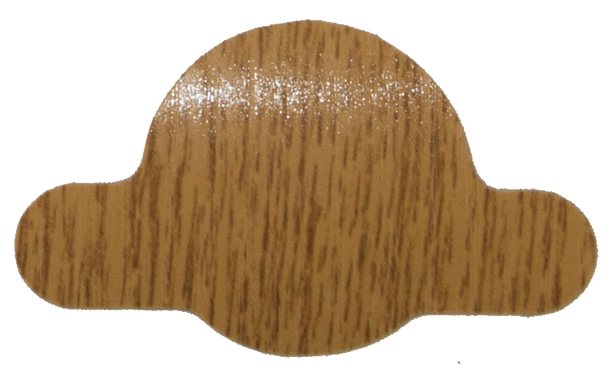 Embellecedor de bisagra de plástico roble de 9x12 cm | Leroy Merlin