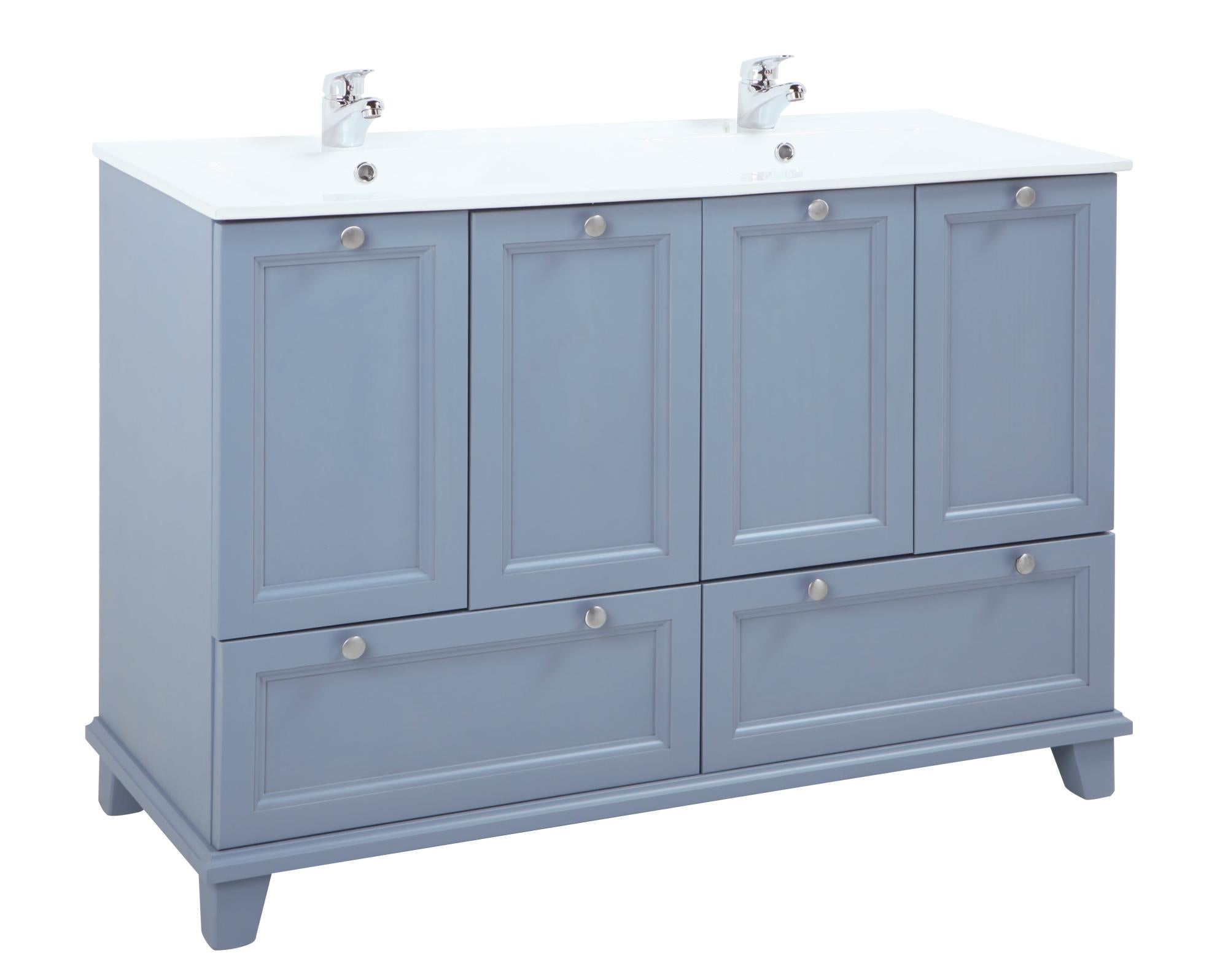 Mueble de baño Unike azul 120 x 48 cm | Leroy Merlin