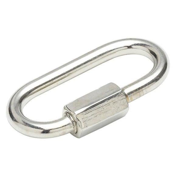 Pack 2 eslabones de acero cincado de 20 mm de ancho | Leroy Merlin