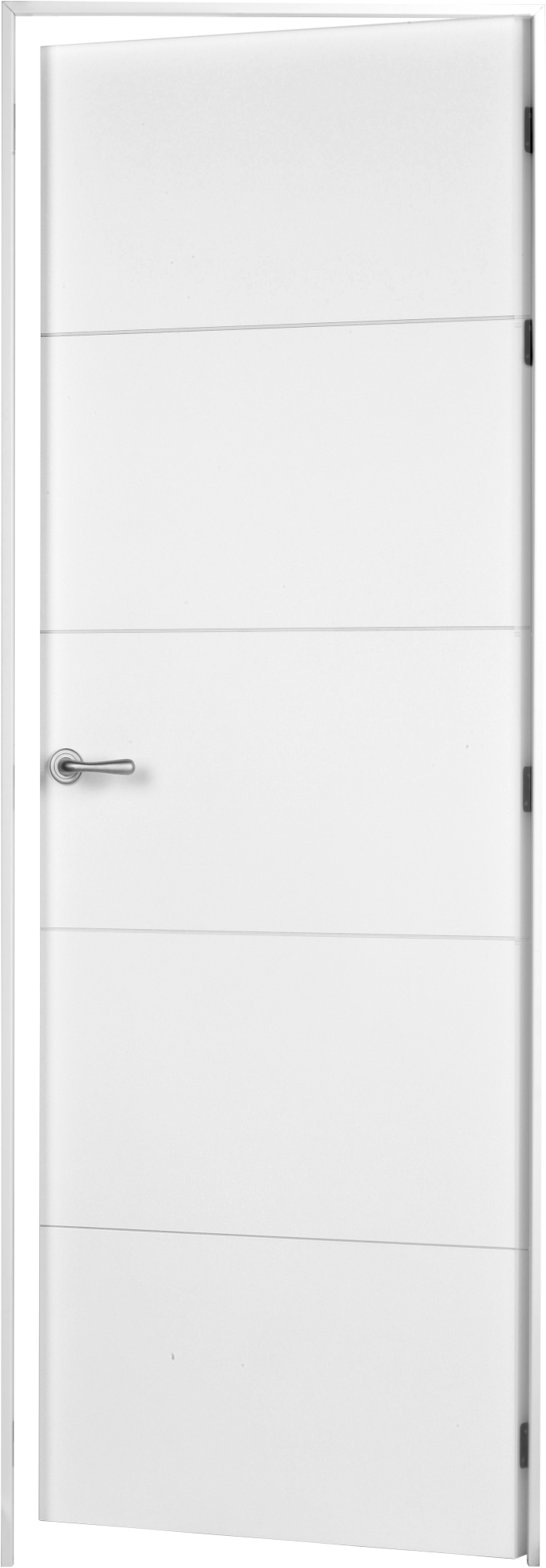 Puerta abatible Lucerna Blanca Line Plus blanco derecha de 82.5x203 cm | Leroy Merlin