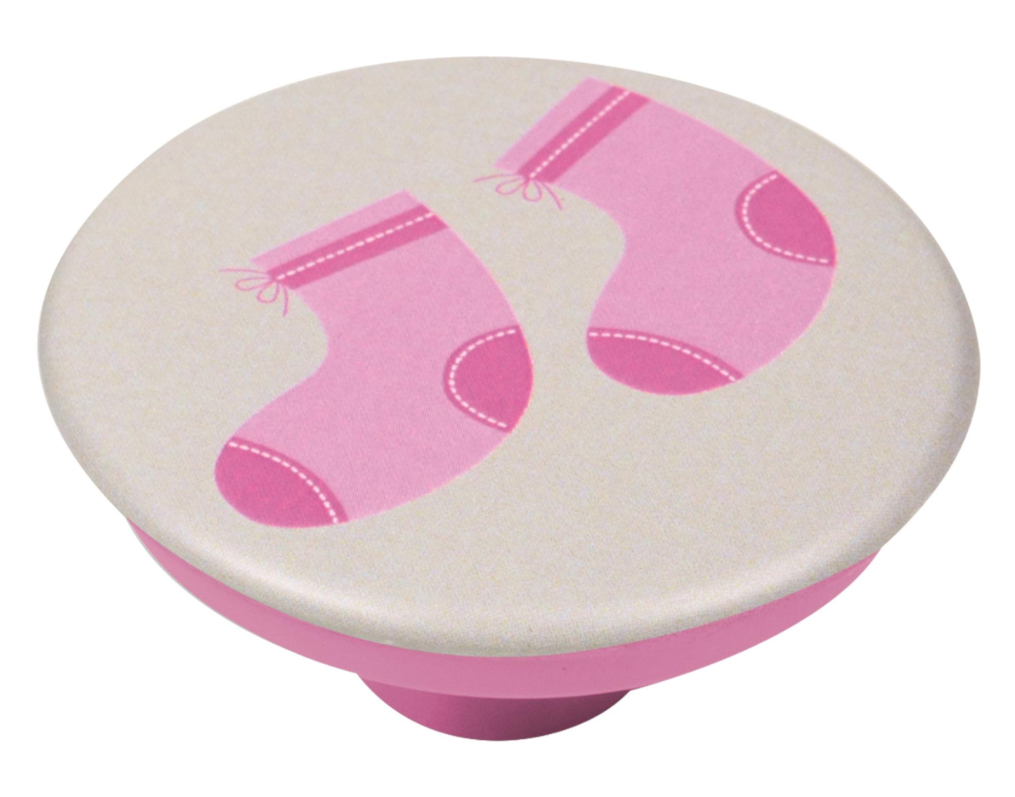 1 Pomo de mueble NESU rosa, d. | Leroy Merlin