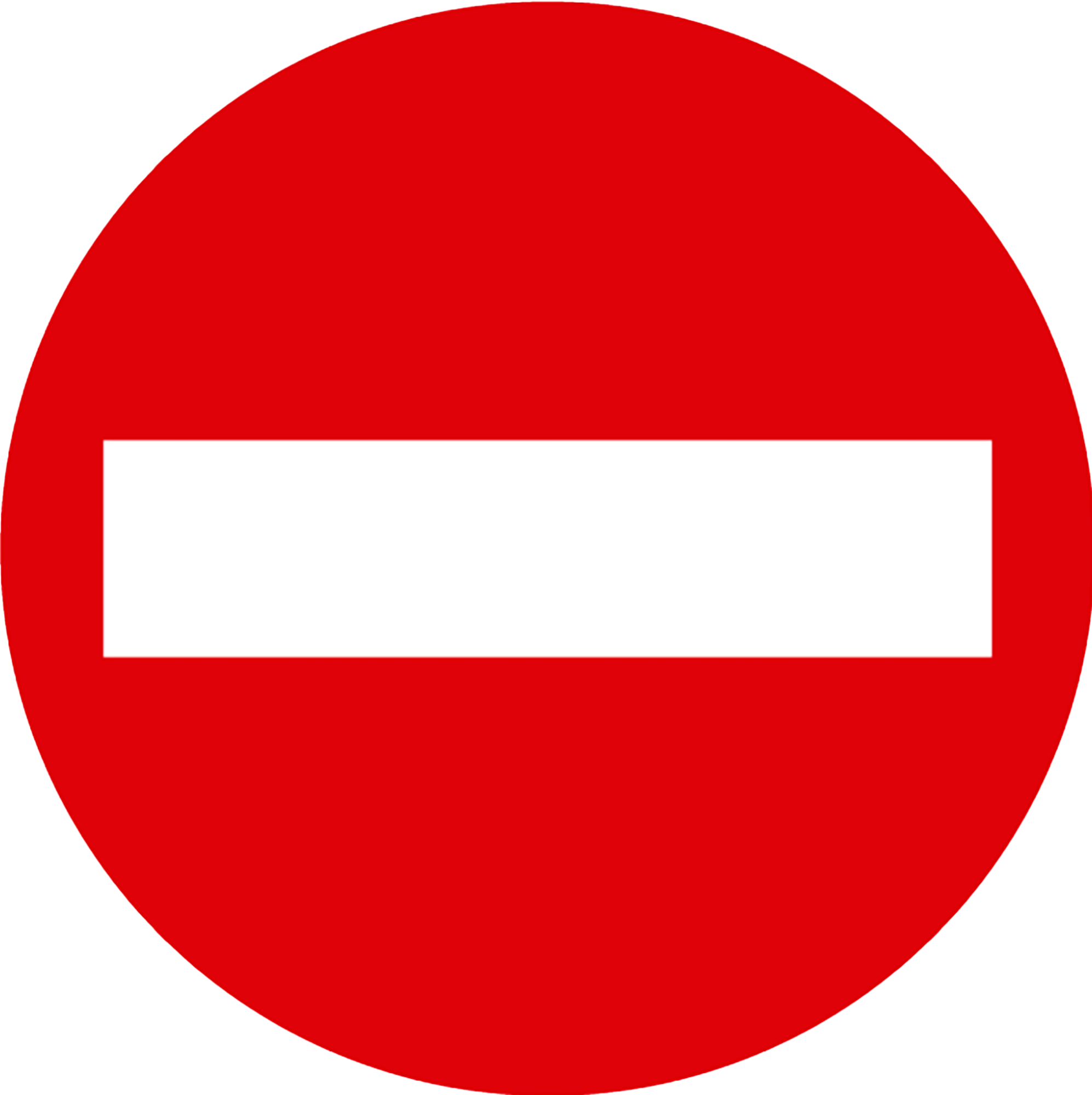 Cartel Adhesivo dirección prohibida 15X15Cm | Leroy Merlin