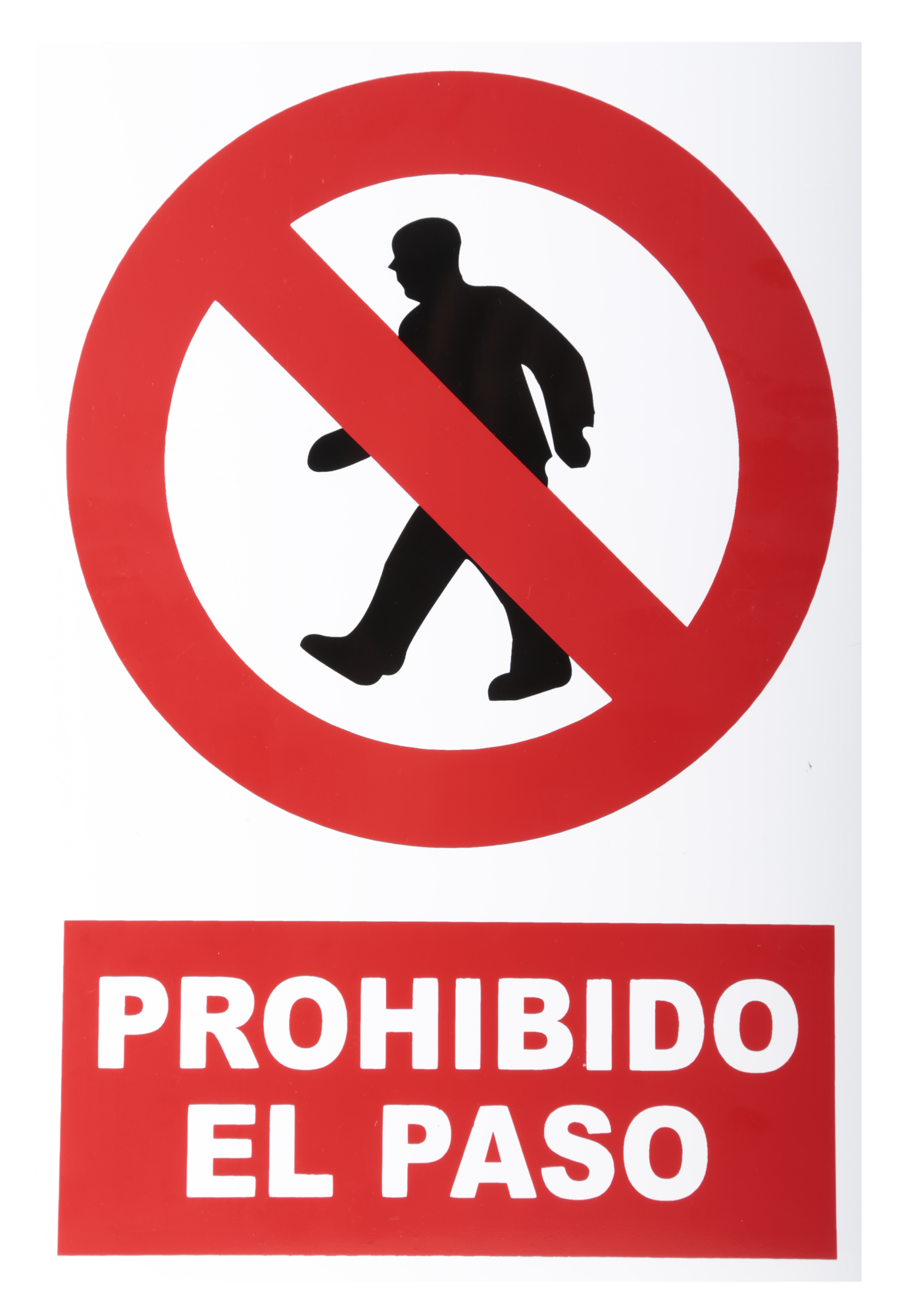 Cartel Entrada Prohibida 34X23Cm | Leroy Merlin