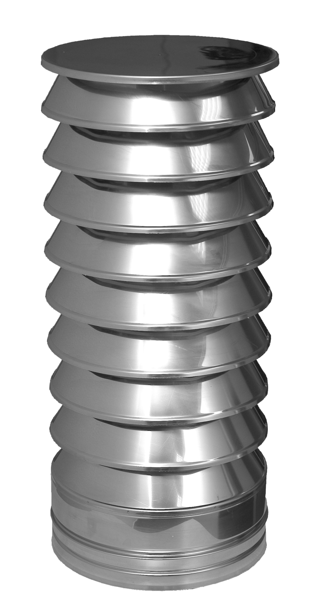 Deflector de acero inoxidable de 125 de diámetro | Leroy Merlin