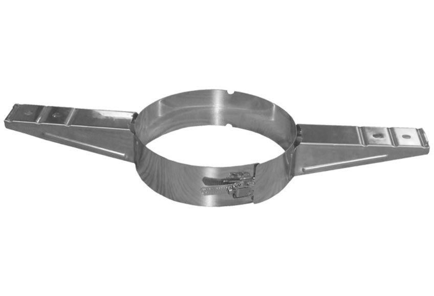 Fijo para tubo y taco de acero inoxidable de 150 de diámetro | Leroy Merlin