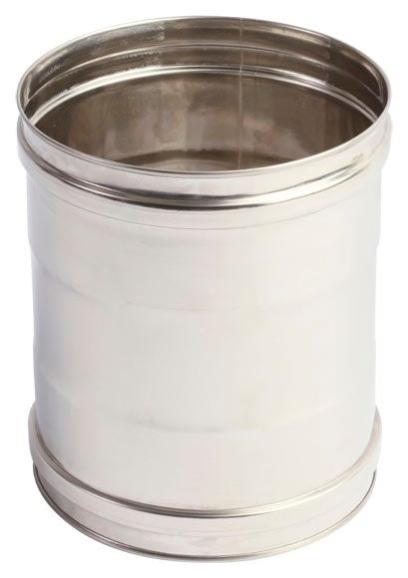 Manguito de acero inoxidable de 125 de diámetro | Leroy Merlin