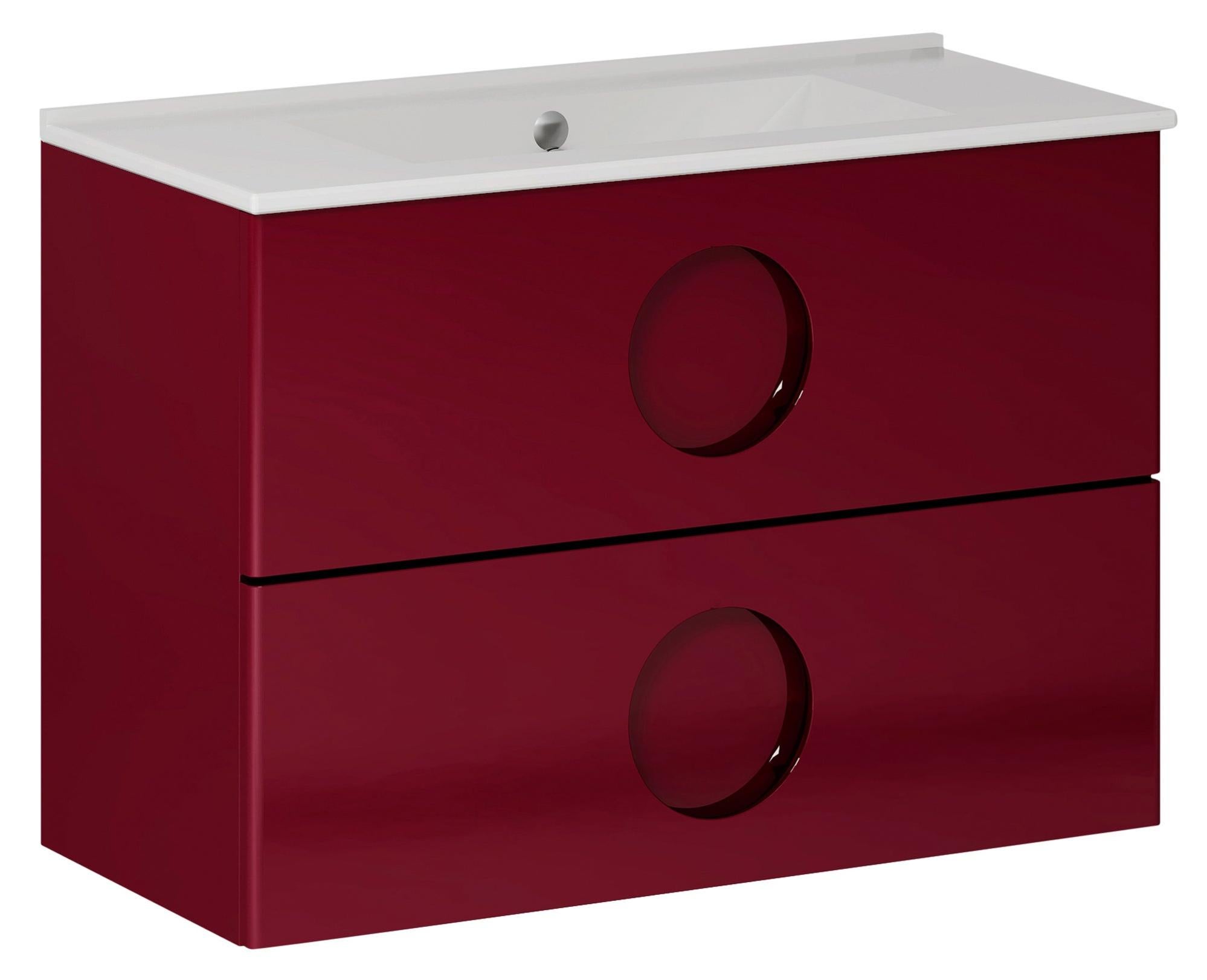 Mueble de baño Sphere burdeos 70x40 cm | Leroy Merlin