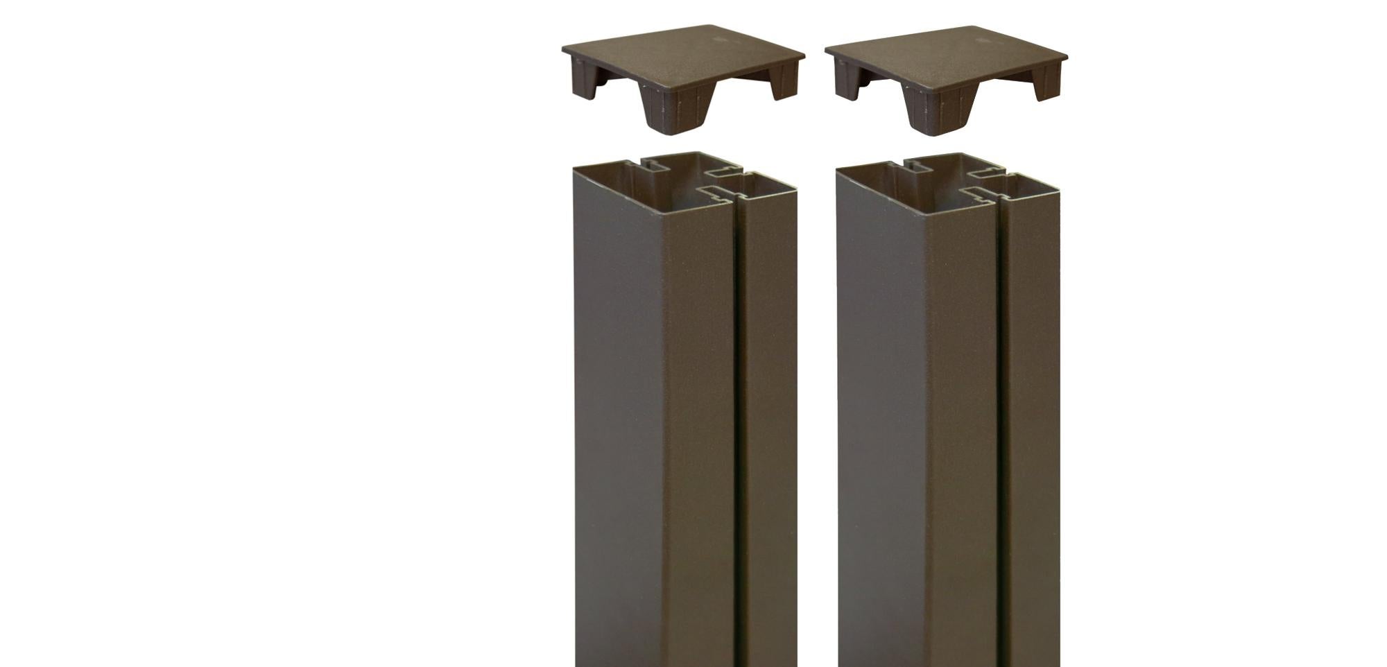 2 unidades de tapa para poste de panel Mosaic óxido | Leroy Merlin