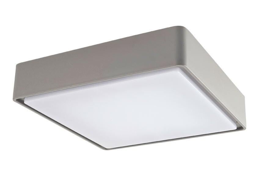 Plafón exterior ROSES 6,5W gris | Leroy Merlin