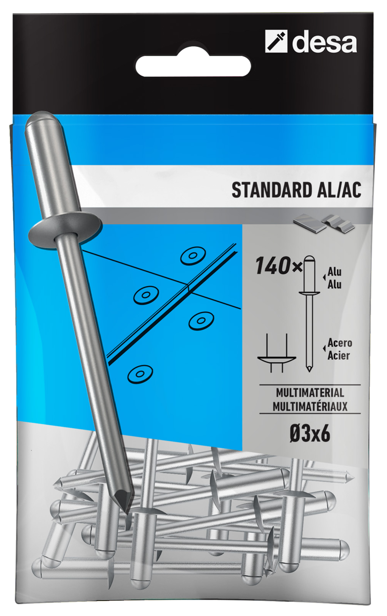 30 remaches de bola 35x4,8 cm | Leroy Merlin