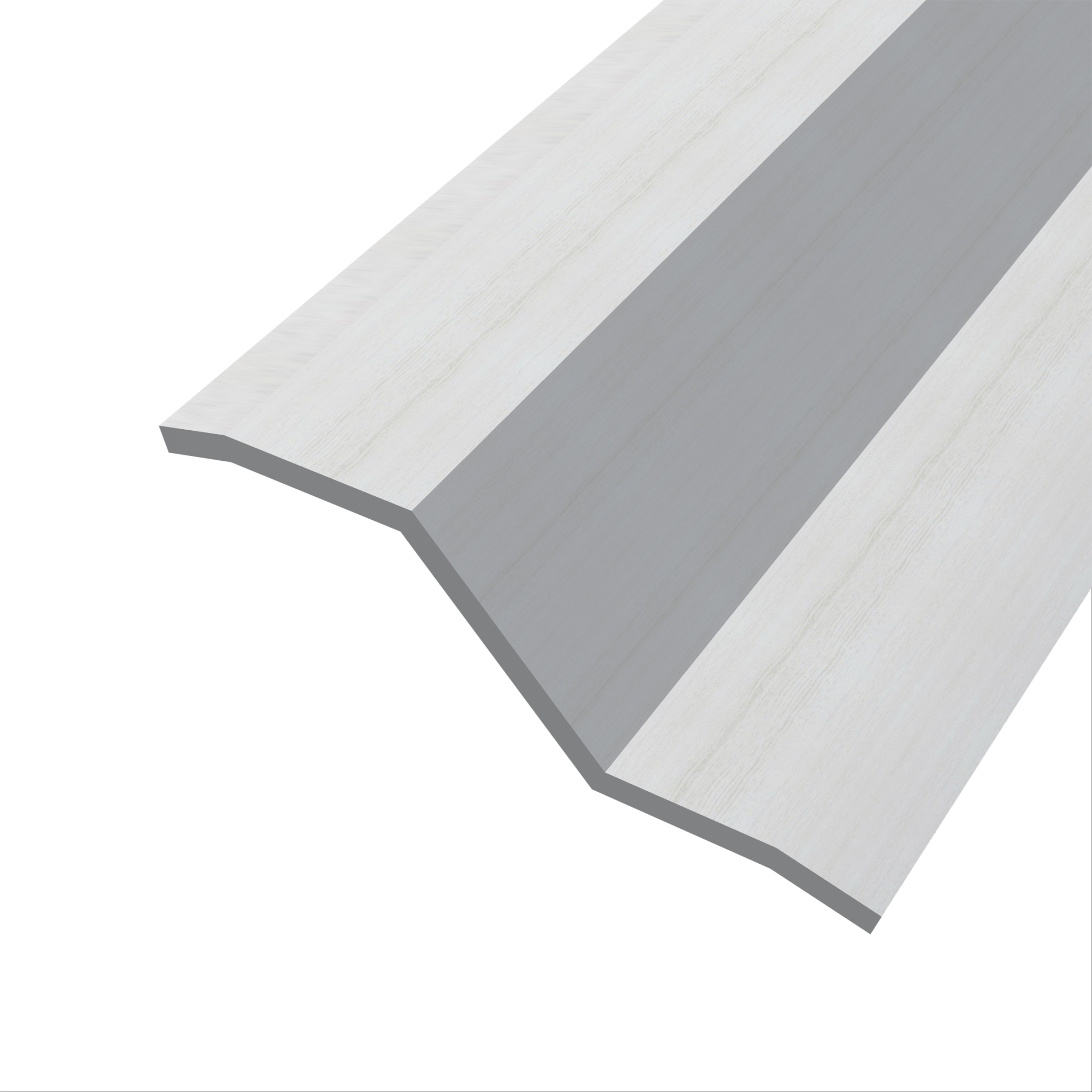 Perfil de transición de acero inoxidable blanco 83 cm | Leroy Merlin