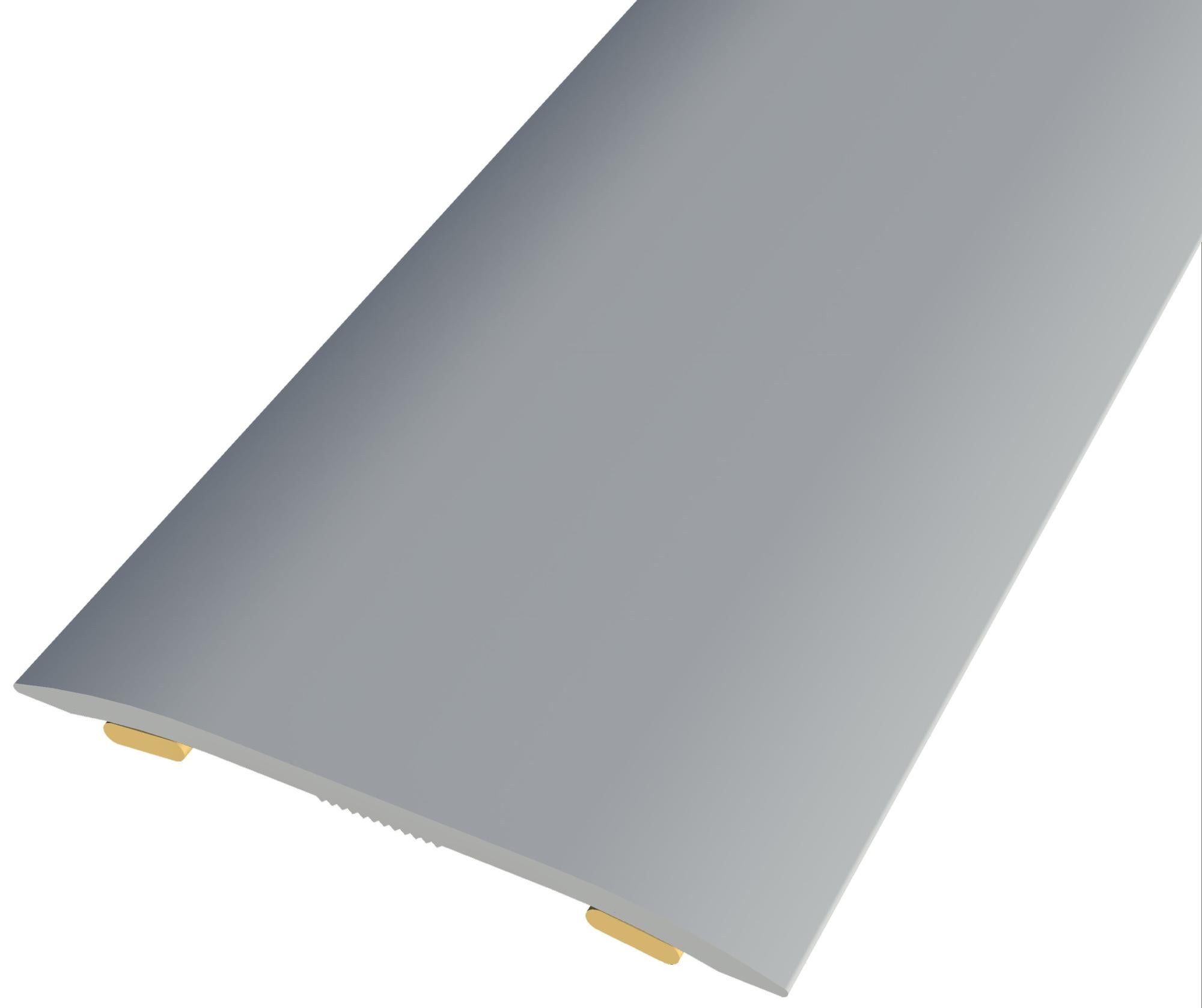 Perfil de transición de aluminio gris / plata 83 cm | Leroy Merlin