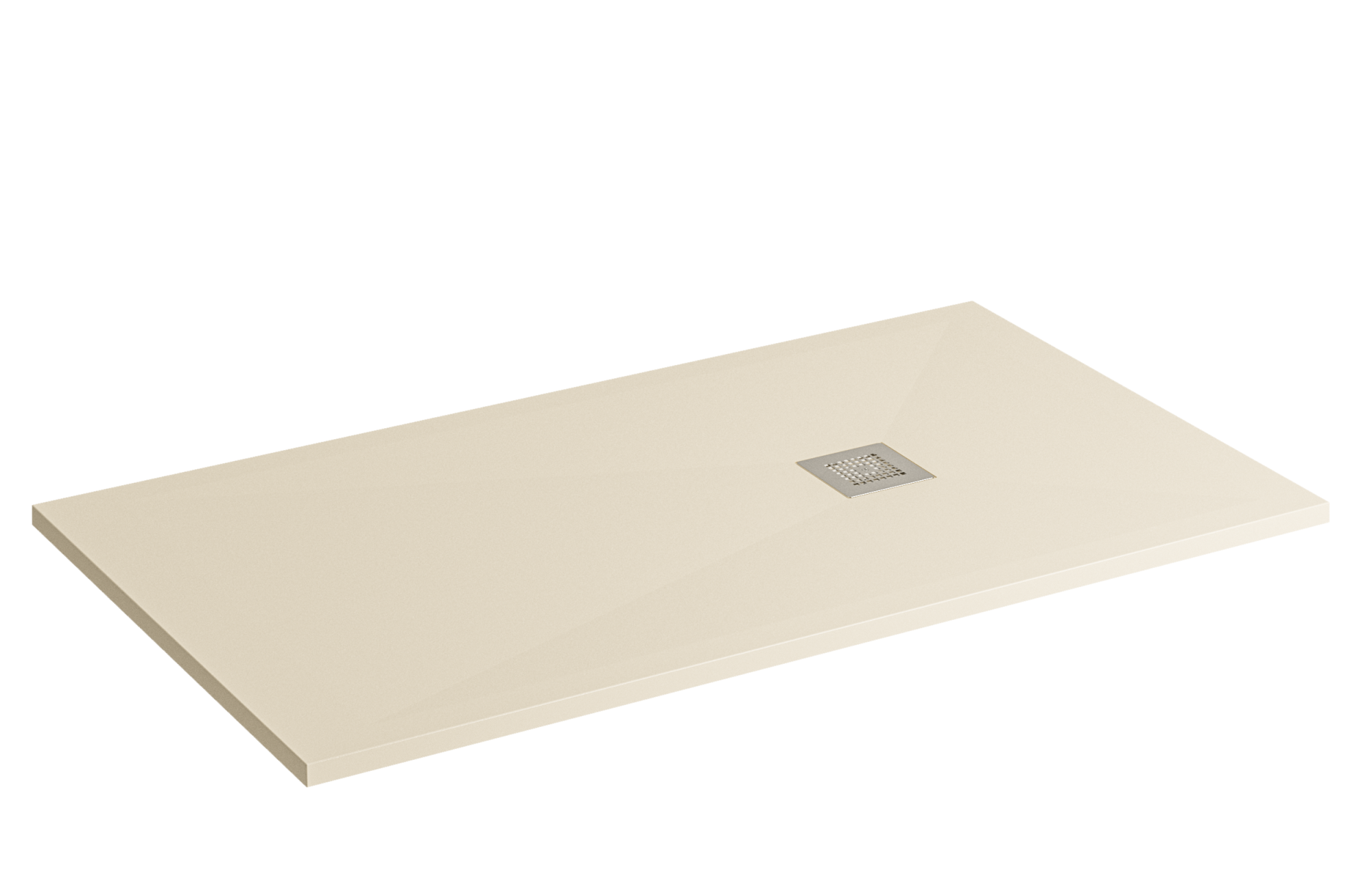 Plato de ducha Colors Liso 200x70 cm crema | Leroy Merlin