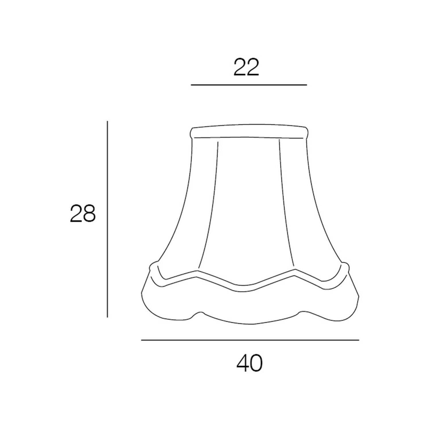 Pantalla para lámpara de 28 cm COREP Soie efecto seda | Leroy Merlin