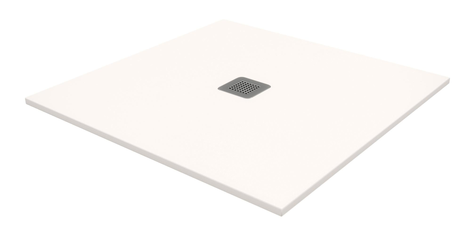 Plato de ducha Kioto 90x90 cm blanco | Leroy Merlin