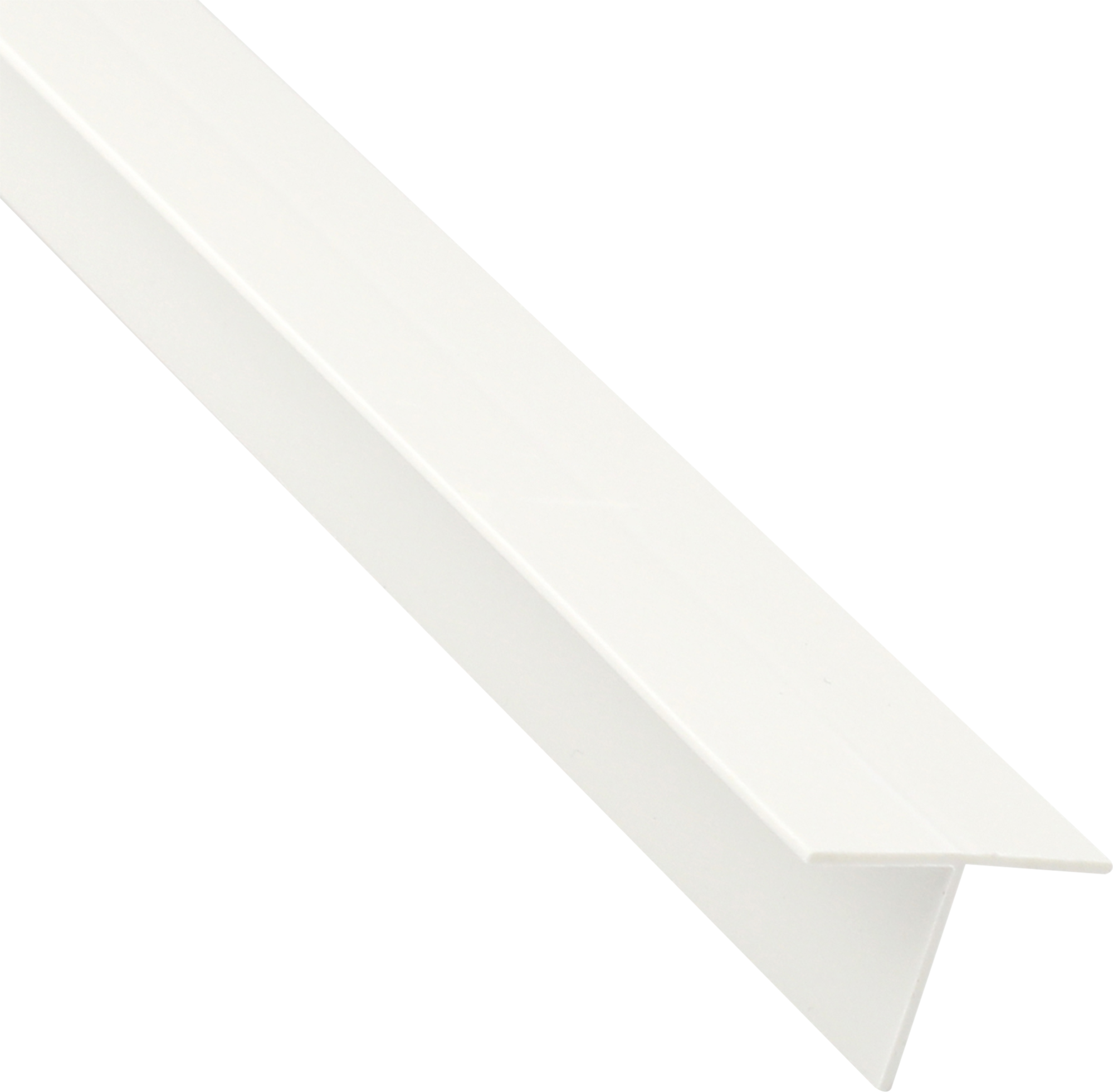 Perfil forma en T de pvc blanco, Alt.1.8 x An.2.5 x L.100 cm | Leroy Merlin