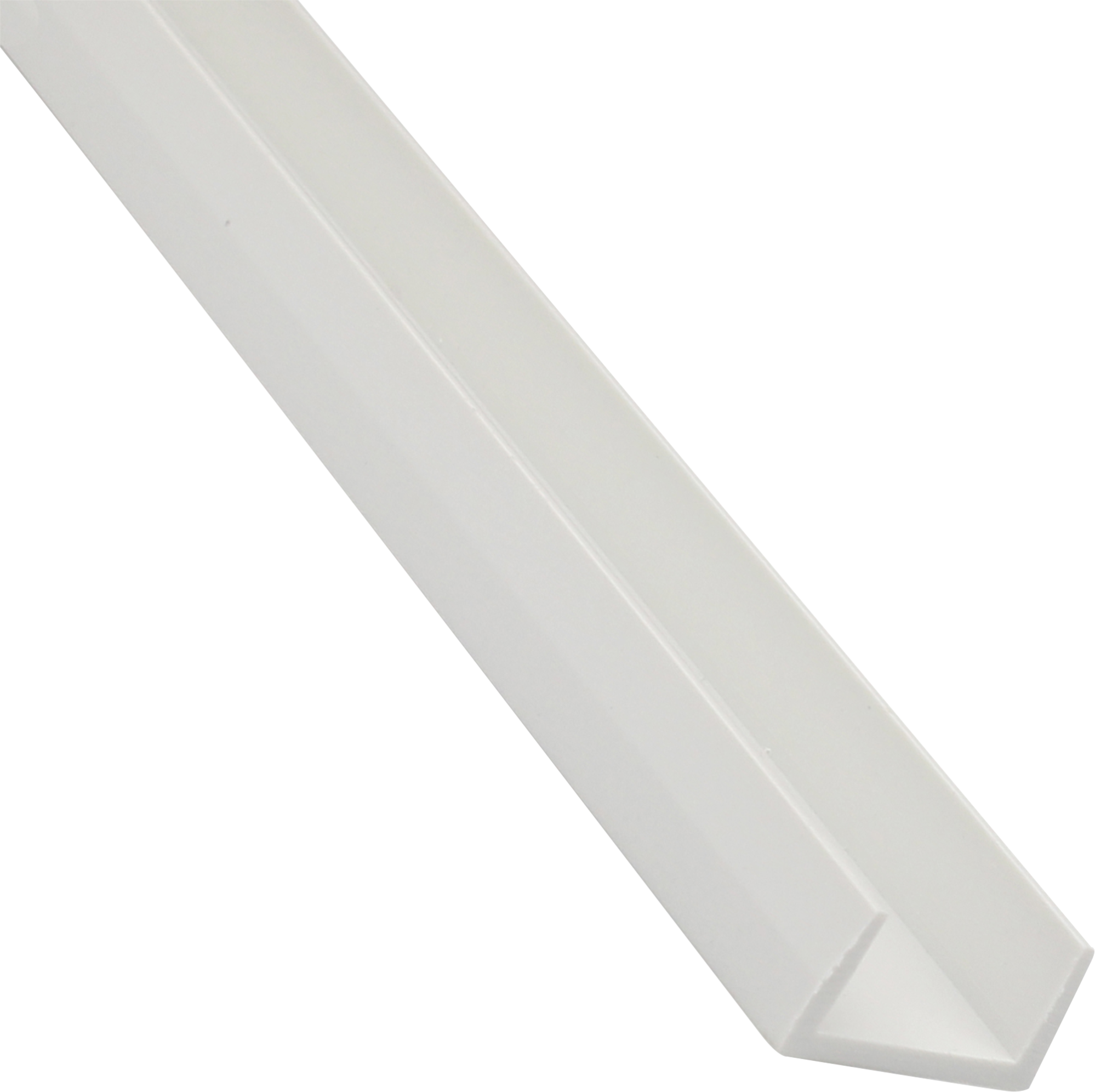 Perfil forma en U de pvc blanco, Alt.1 x An.2.1 x L.100 cm | Leroy Merlin