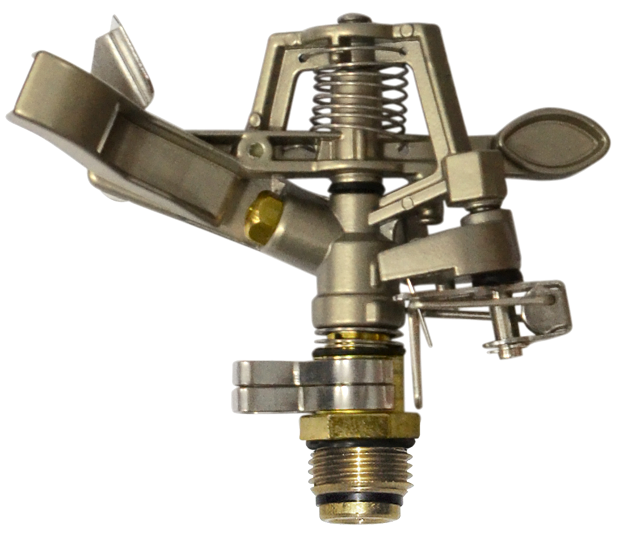 Aspersor impacto metálico regulable 30 – 360º JARDIBRIC Alcance 10/11 m ...