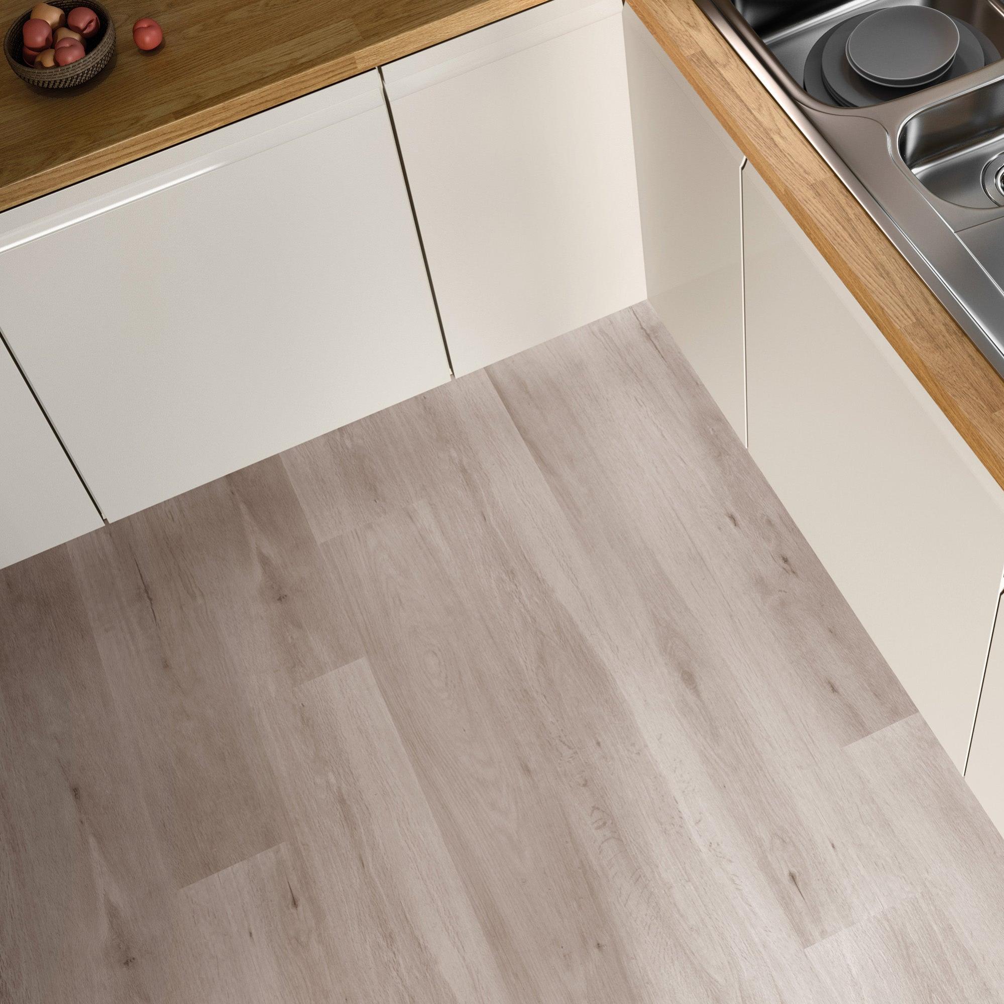 Suelo laminado ARTENS Intenso Barcelona blanco | Leroy Merlin