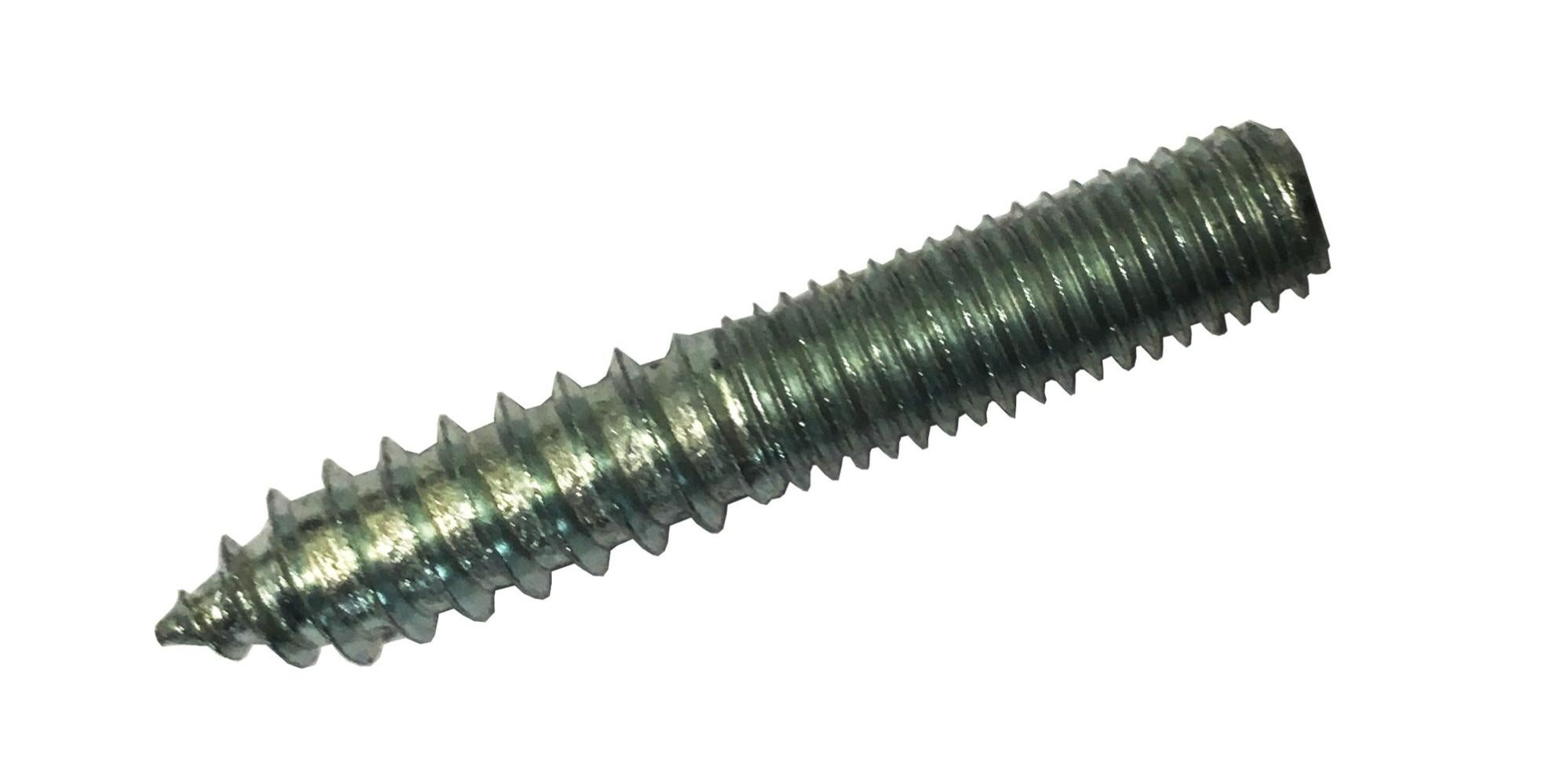 Pack 10 tornillos de doble rosca de acero de 10x50 mm | Leroy Merlin