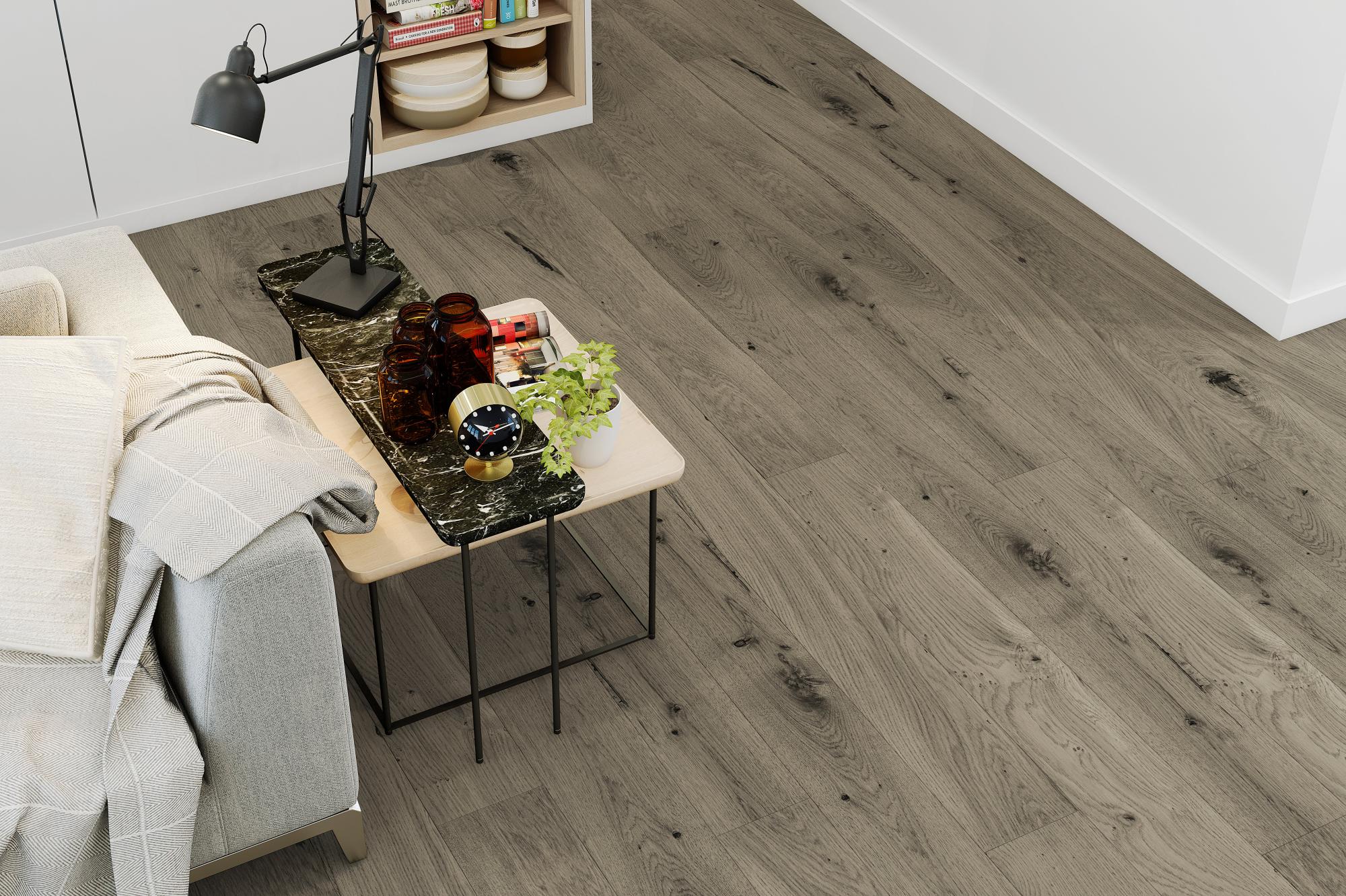 Parquet multicapa Rustic Rustic roble natural mate 198x19.8 cm | Leroy ...