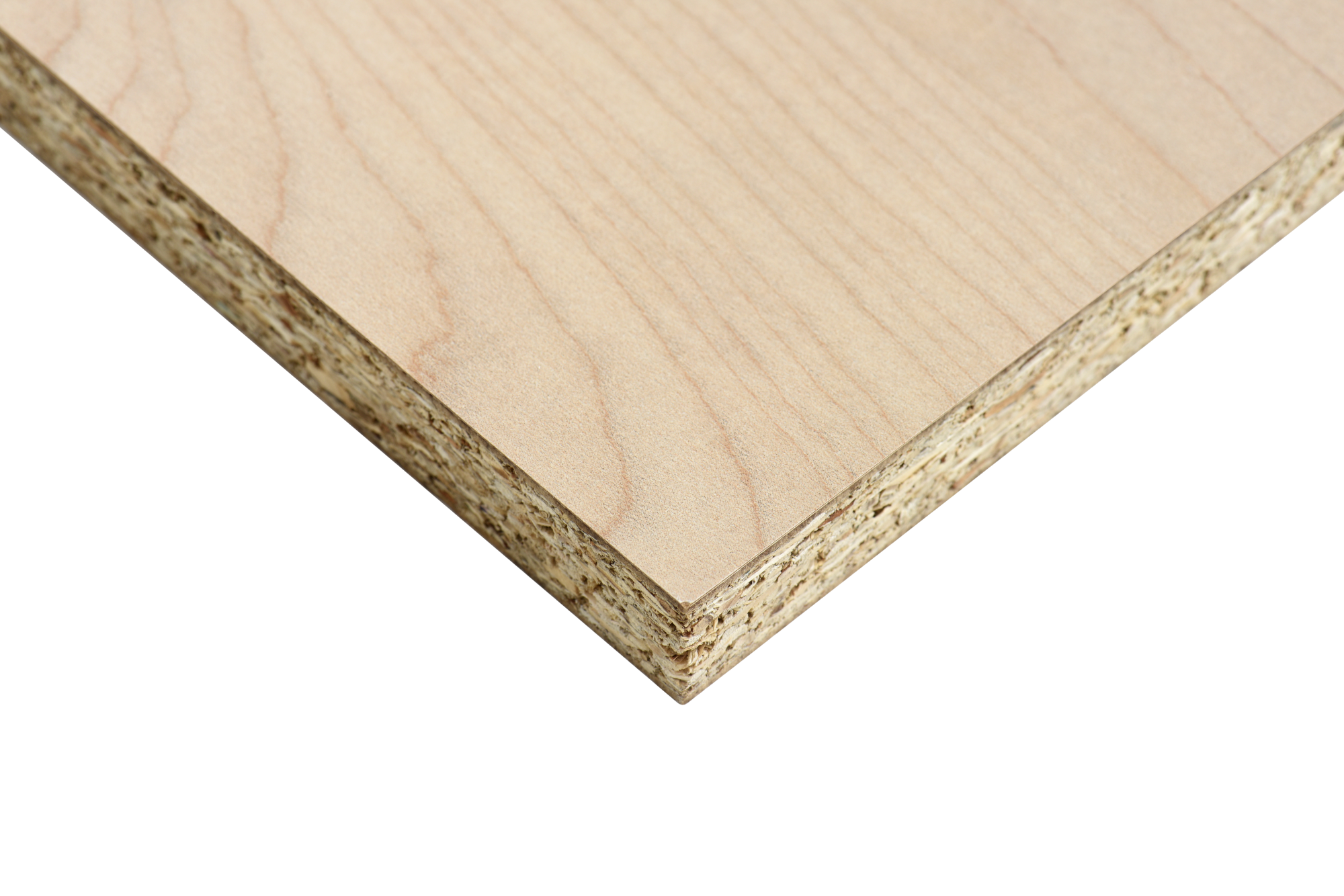 Tablero aglomerado de melamina maple nómada de 122x244x1,6cm ...